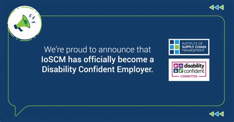We Are Proud To Annouce Ioscm Is Officially A Disability Confident Employer