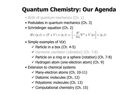 Schrodinger Equation Quantum Phy Sic