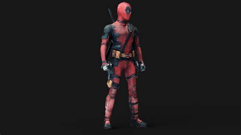 Deadpool Figure Scan 3d Model Turbosquid 1730630