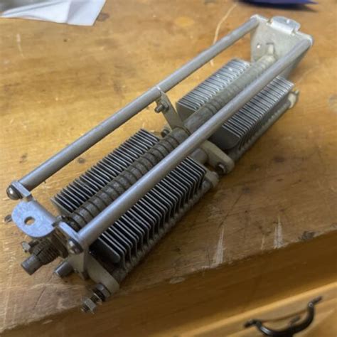 E F Johnson Dual Section Variable Capacitor Capacitance Is 200 Pf