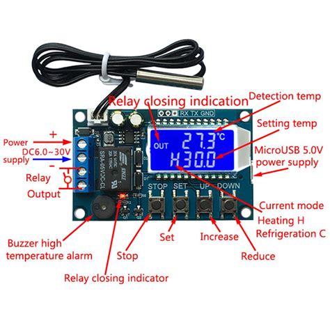 Buy Temperature Fan Speed Controller Module Digital Thermostat Cooling