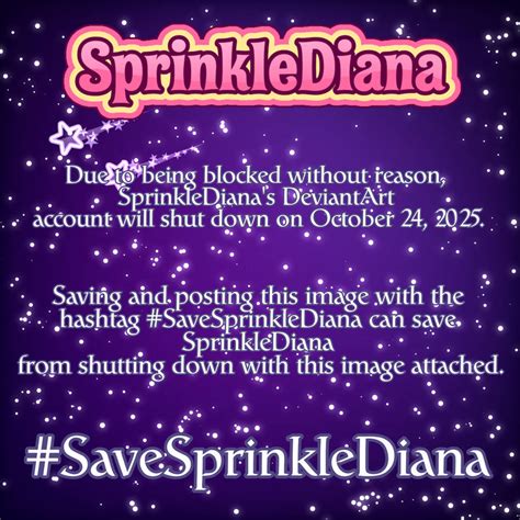 Repost To Save Sprinkledianas Deviantart Account By Sprinklediana On