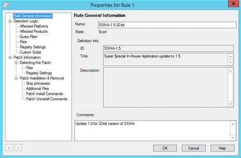 how to create a custom vulnerability definition in patch and