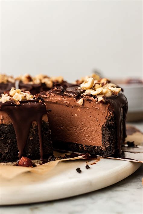 No Bake Nutella Cheesecake
