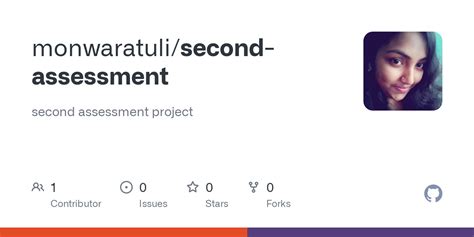 Github Monwaratulisecond Assessment Second Assessment Project