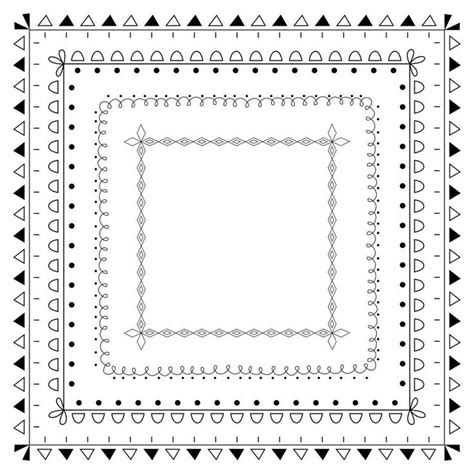 Vector Decorative Frames Square Frames Rectngle Frames Digital Card