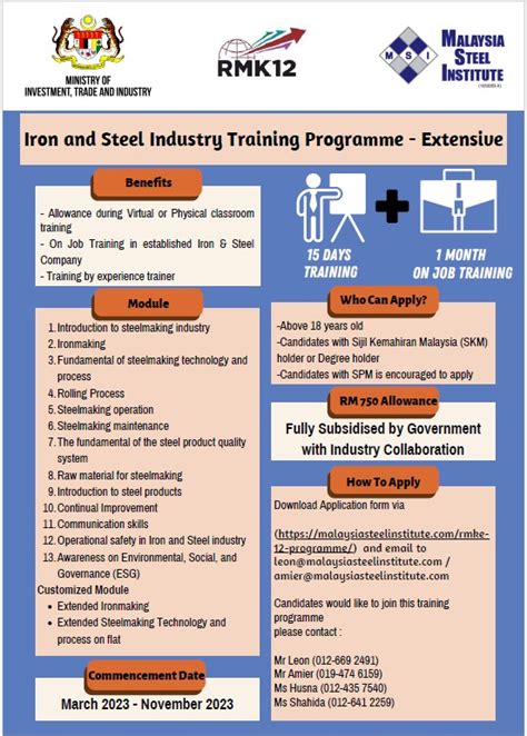 Rmk12 Programme Extensive Training Msi