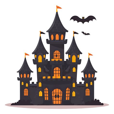 Illustration Of Halloween Castle 44620910 Png