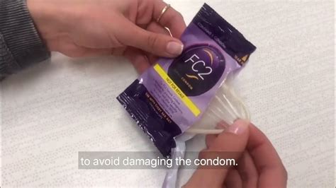 How To Properly Put On An Internal Female Condom Youtube