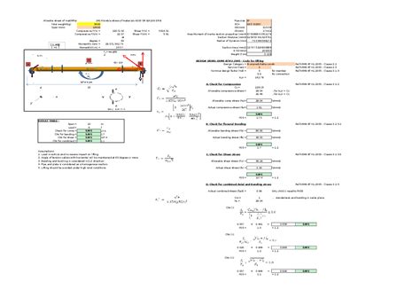 Spreader Beam Design Calculation Excel The Best Picture Of Beam