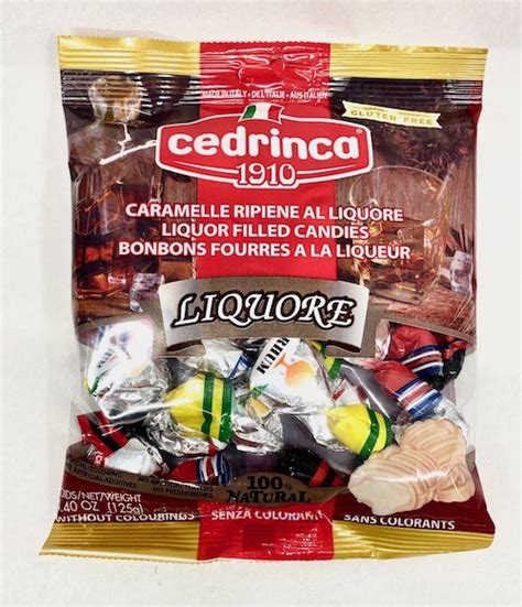 Cedrinca Candy Liqueur Filled Assorted 125g Cedrinca Italy