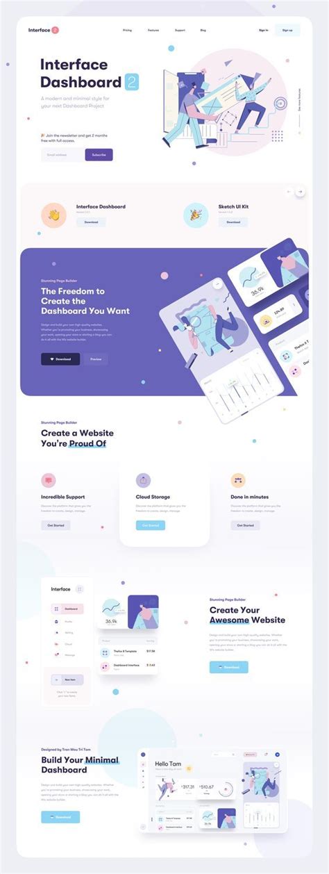 Web Layout Design Web Ui Design Web Layout