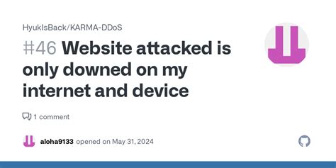 Website Attacked Is Only Downed On My Internet And Device · Issue 46
