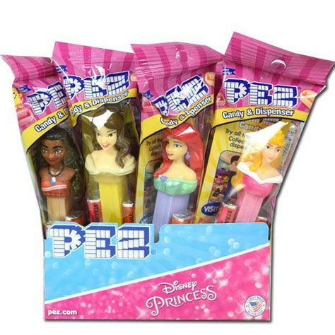 Pez Disney Princess Sweets Dispenser And 2 Candy Packs 164g Poly Pack