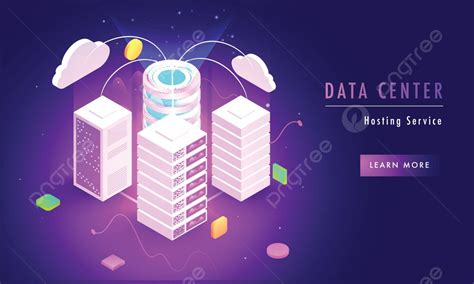 Concept Of Hosting Services In Data Center With Interconnected