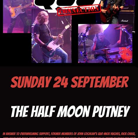 Quo Connection At Half Moon Putney London On 24 Sep 2023