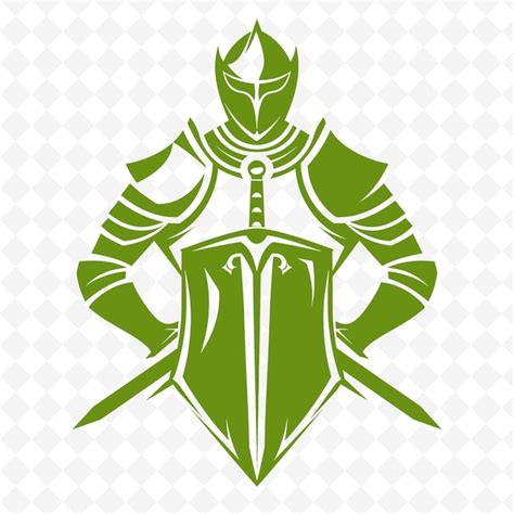 Premium Psd A Green Shield With A Green Shield On It