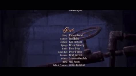 The Simpsons Theater Ratatouille End Credits Youtube