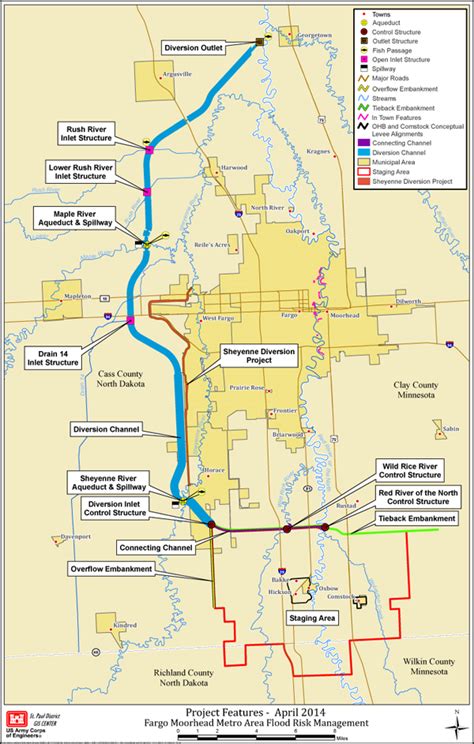 Fargo Moorhead Flood Diversion Project Floodlist