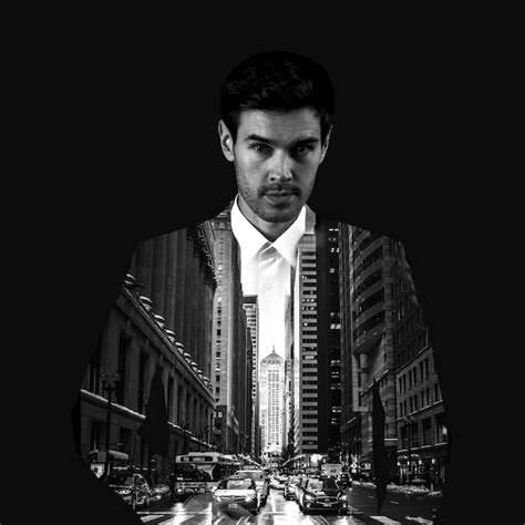 Free Photo Urban Double Exposure Collage Concept