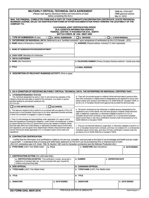 2016 2025 Form Dd 2345 Fill Online Printable Fillable Blank Pdffiller