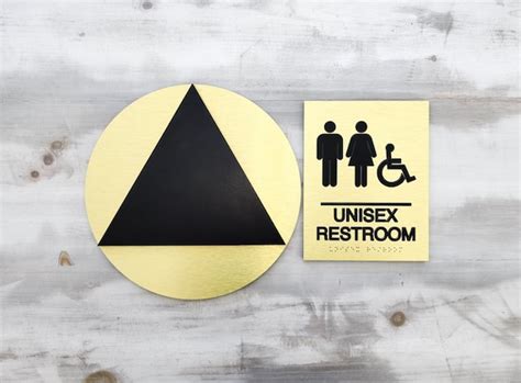 Ada Restroom Signs Allvividart