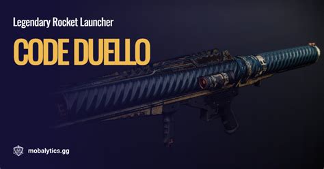 Code Duello God Roll For Pve And Pvp Stats And Possible Rolls Mobalytics
