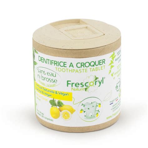 Frescoryl Chewable Toothpaste Lemon Perfumes 100 Tablets Easypara