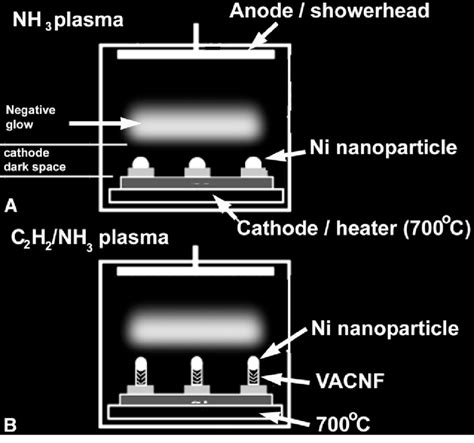 Schematic Representation Of The Pecvd Process For Growing Vertically