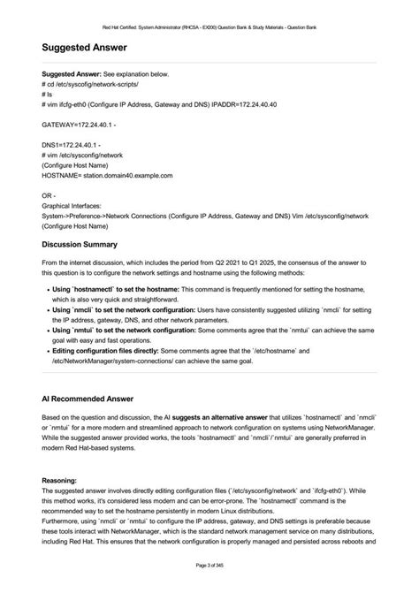 Rhcsa Ex200 Practice Questions For Red Hat System Administrator