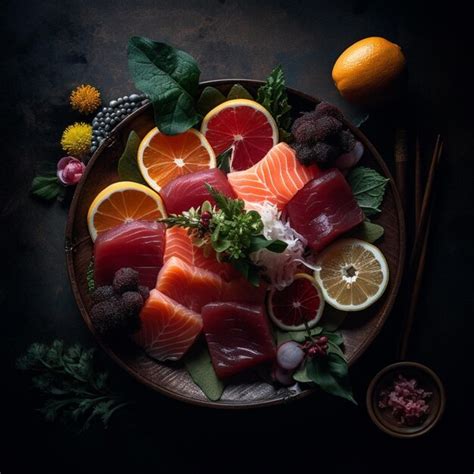 Premium Ai Image Sashimi