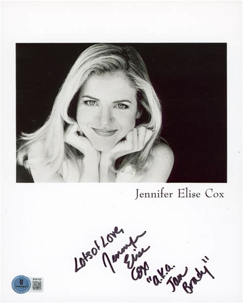 Jennifer Elise Cox The Brady Bunch Love Aka Jan Brady Signed 8x10