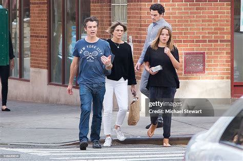 Actor Timothy Olyphant Alexis Knief And Grace Olyphant Are Seen