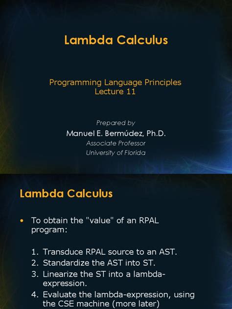 Lambda Calculus Programming Language Principles Pdf Syntax Logic