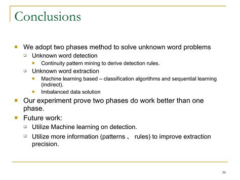 Pattern Mining To Unknown Word Extraction 10 Ppt