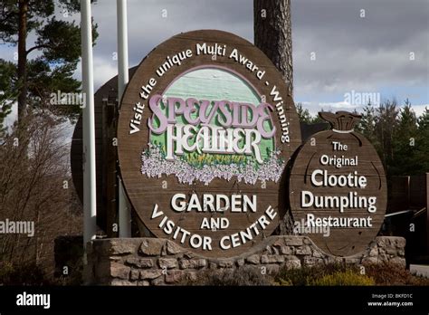 The Entrance To Speyside Heather Centre Dulnain Bridge Near Aviemore