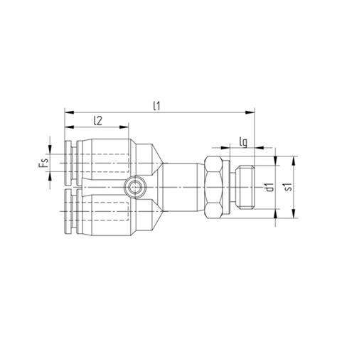 Buy Y Shaped Push In Fitting Mg Thread Online
