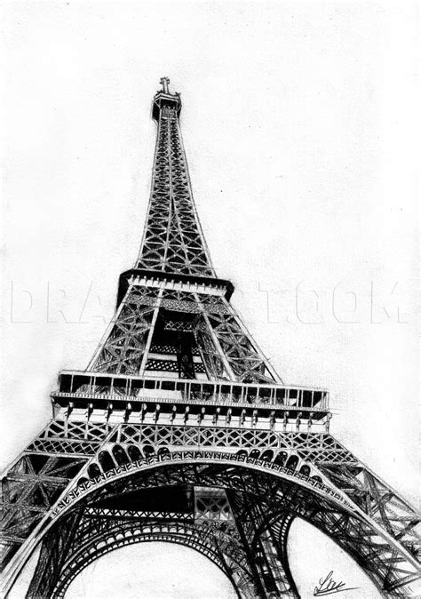 How To Draw The Eiffel Tower Drawing Step By Step By Duskeyes969