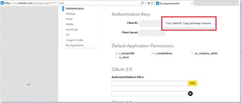 Linkedin Is Clientid Value Need To Be Secured Stack Overflow