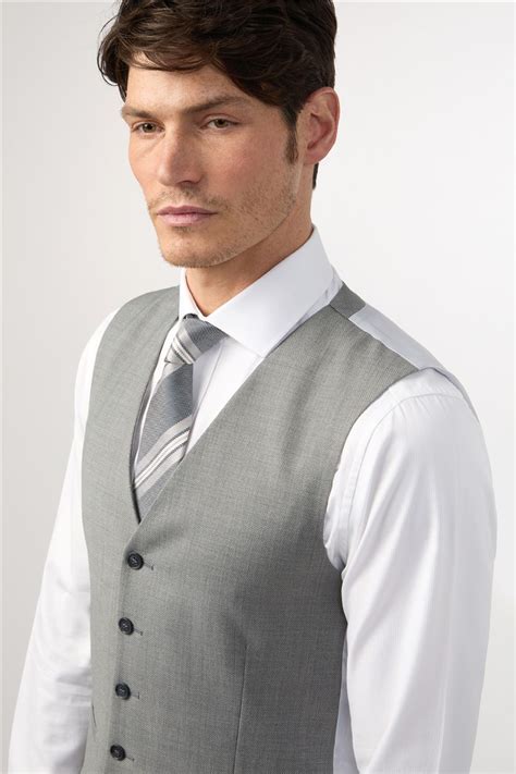 Alexandre Silver Mens Grey Texture Suit Jacket Suit Direct