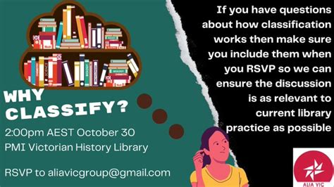 1 Week To Go Till Alia Vics Why Classify Event Alia