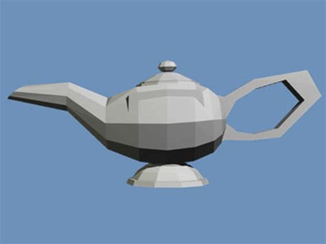 지니 램프 3d 모델 10 Blend Free3d