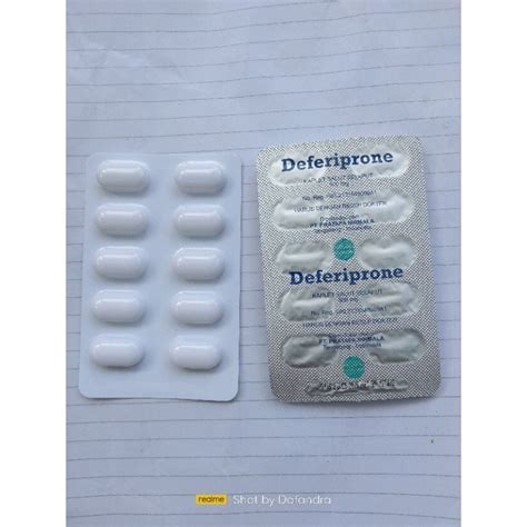 Jual Kelasi Besi Deferiprone 500mg Tablet Shopee Indonesia