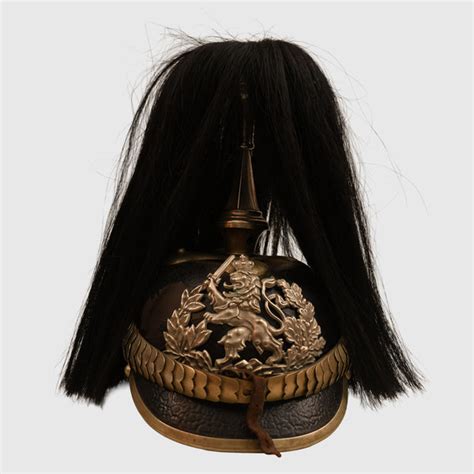 German Wwi Hesse 23rd And 24th Dragoons Enlisted Nco Parade Picklehaube