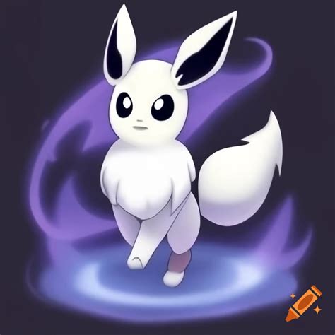 Concept Design For A Ghost Type Evolution Of Eevee On Craiyon