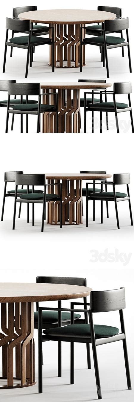 Dining Set 54 Down3dmodels