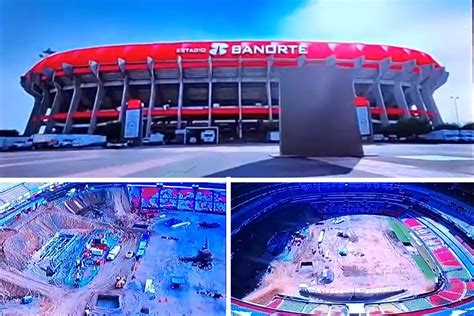 Las Primeras Imágenes De Cómo Quedará El Estadio Azteca Para El Mundial