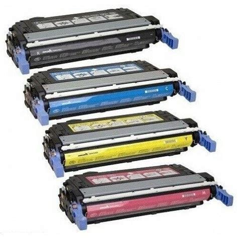 Hp 643a Replacement Toner Cartridges 4pk 1ea Bcmy Combo