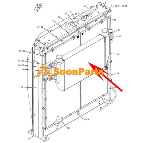 Buy Aftercooler Ca3786179 378 6179 3786179 For Caterpillar Engine C71
