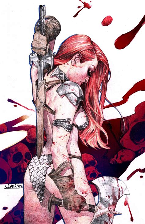 Red Sonja By Davi Go 2021 Scrolller